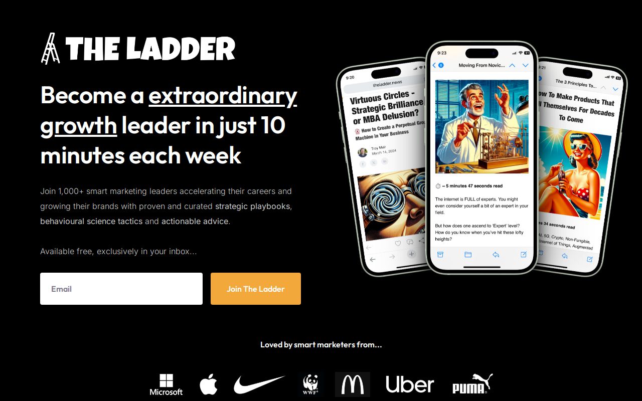 The Ladder - Sign Up Today